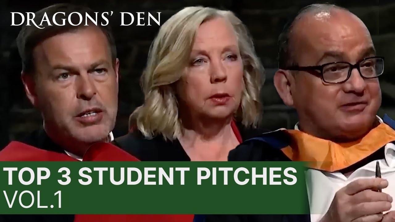 Top 3 Pitches From Students | Vol.1 | COMPILATION | Dragons' Den - The ...