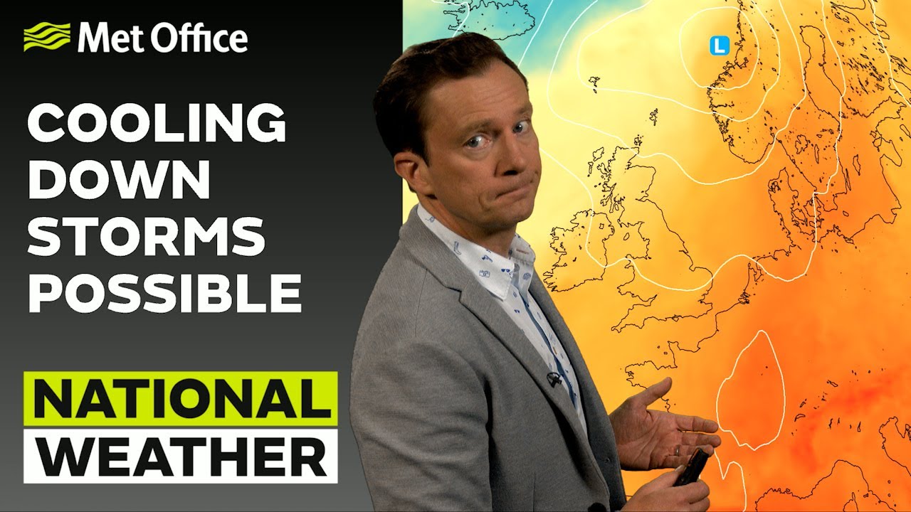 11/09/23 – Less hot, rain for some – Afternoon Weather Forecast UK ...