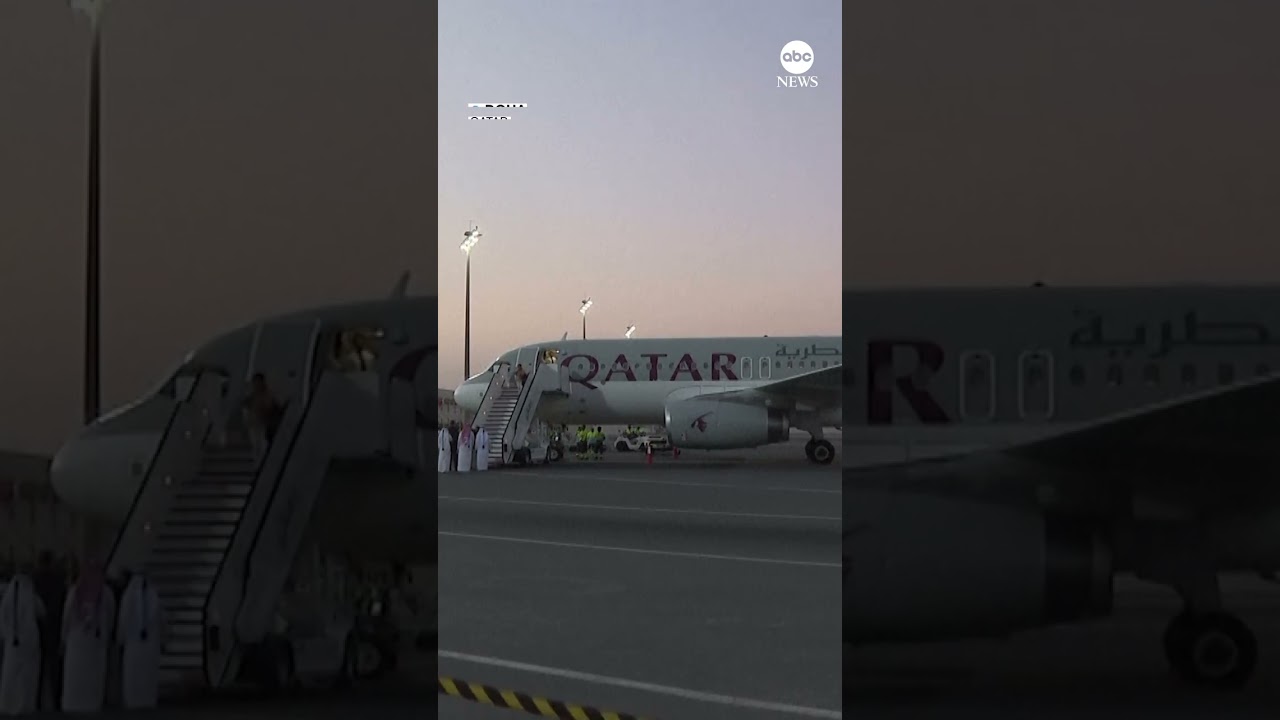 Five prisoners landed in Doha, Qatar en route to the U.S. as part of a ...