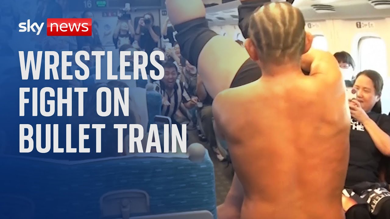 Japanese wrestlers fight on 180mph bullet train - The Global Herald
