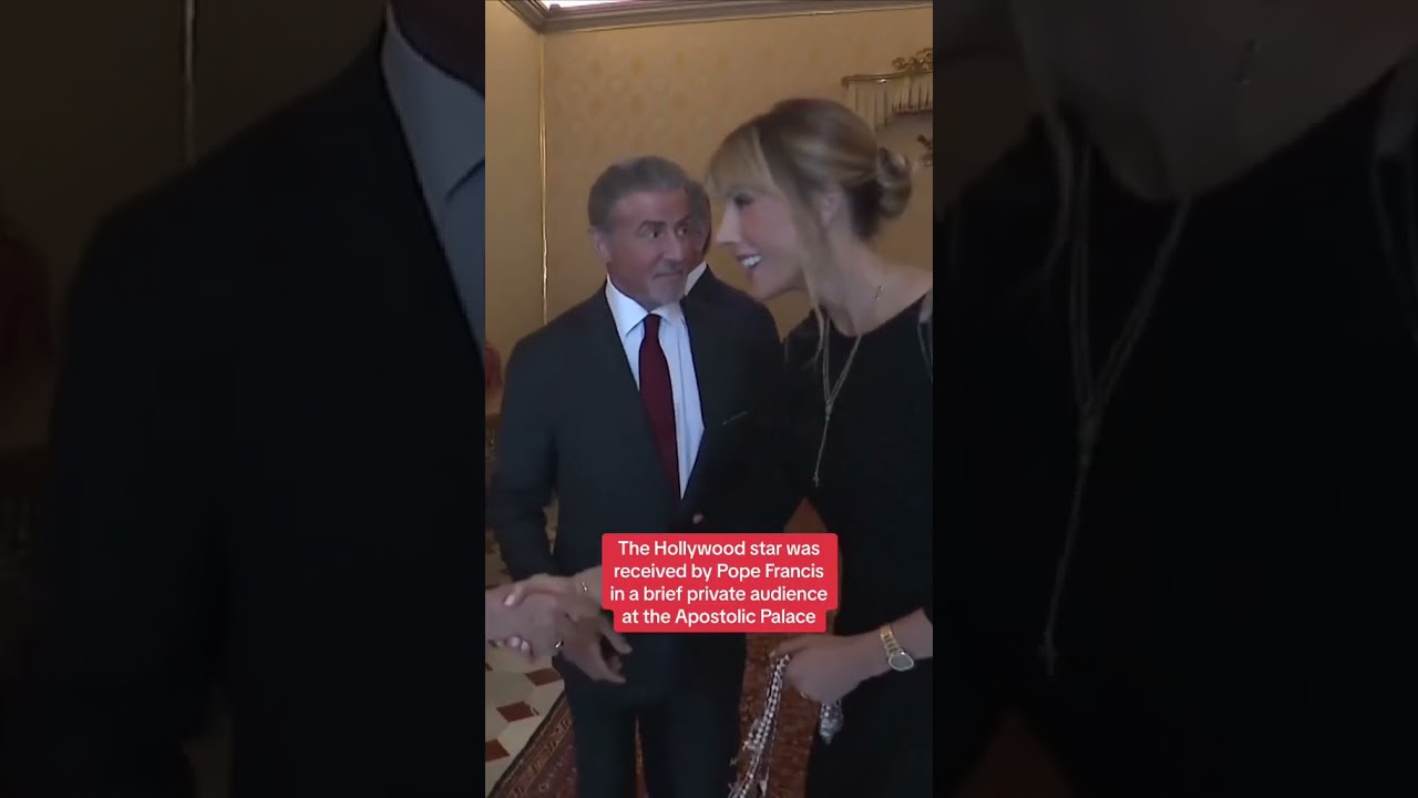 Pope Francis playfully spars with Stallone - The Global Herald