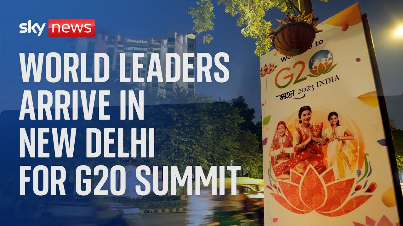 Watch live: PM Rishi Sunak arrives in India for G20 summit - The Global ...