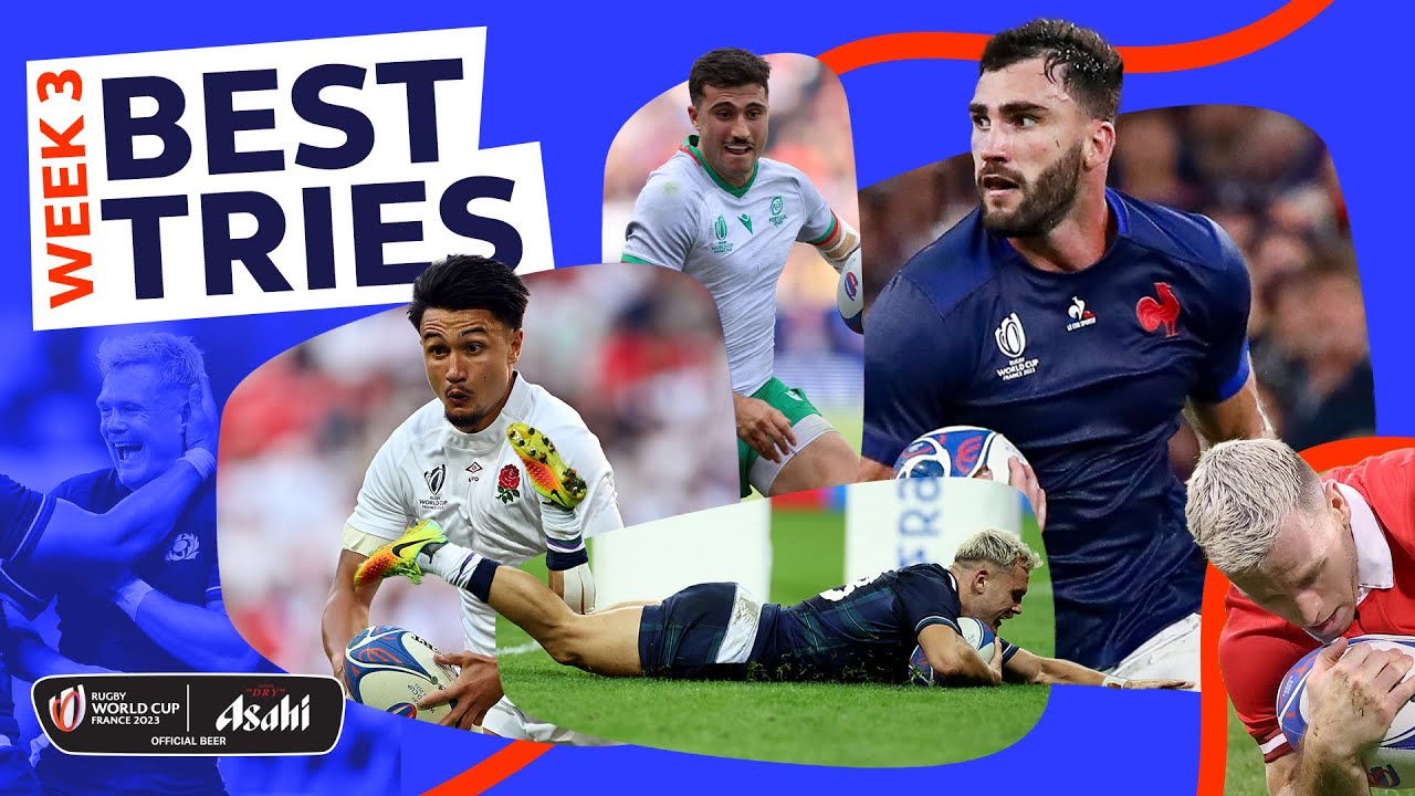 The best Rugby World Cup 2023 tries from week three! | Asahi Super Try ...