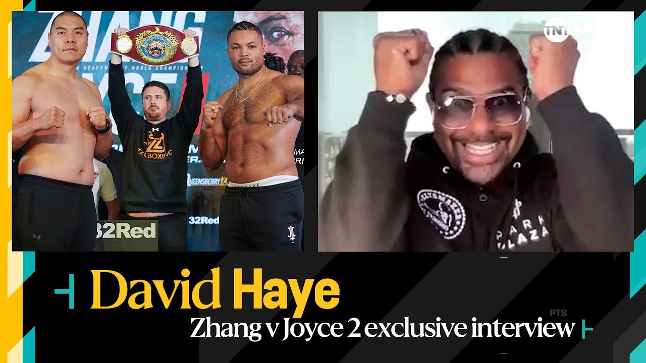 David Haye exclusive interview on Zhilei Zhang v Joe Joyce 2 | # ...