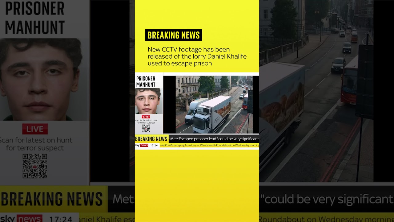 New CCTV footage has been released of the lorry Daniel Khalife used to ...