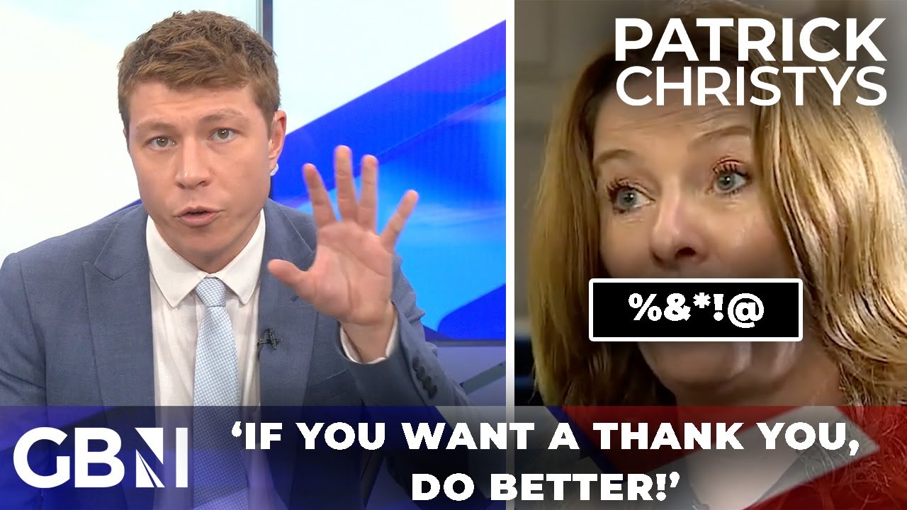 'If you want a thank you, DO BETTER!' | Patrick Christys asks if ...
