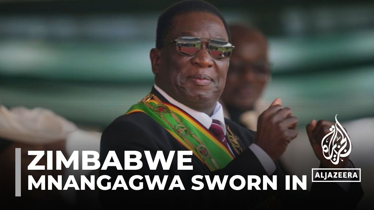 Zimbabwe’s President Emmerson Mnangagwa sworn in for second term - The ...