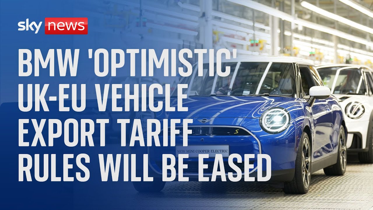 Electric vehicles: BMW 'optimistic' UK-EU vehicle export tariff rules ...