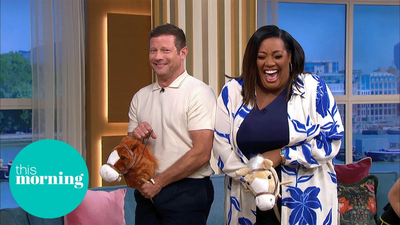 Alison And Dermot Try Hobby Horsing With The Champions | This Morning ...