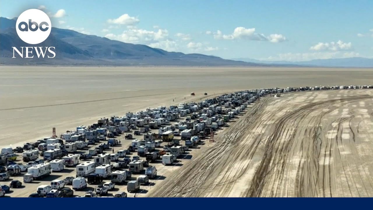 Thousands begin exodus from Burning Man after monsoons and flooding l ...