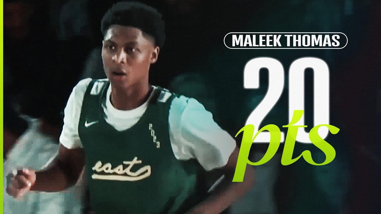Maleek Thomas GETS BUCKETS In The Nike World Basketball Festival ...