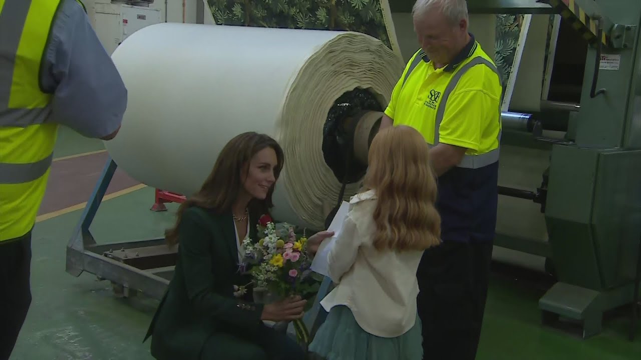 Princess Kate visits historic printworks in Leeds - The Global Herald
