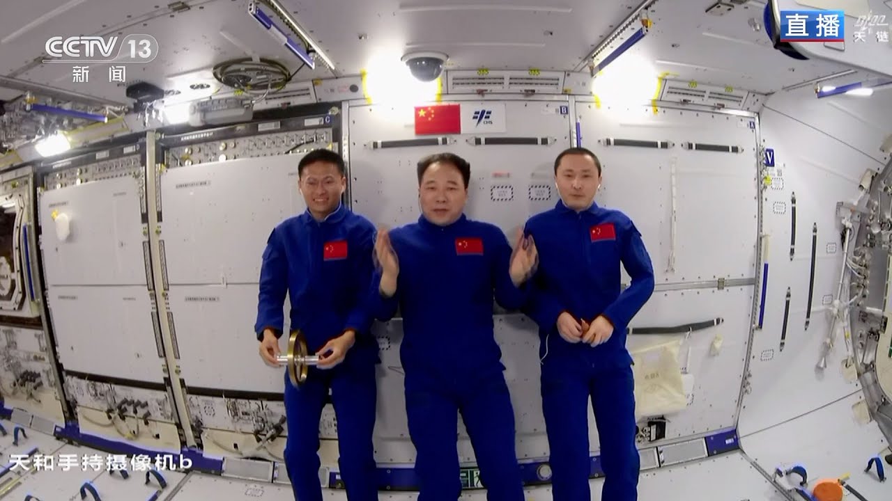 Taikonauts on measures taken by China's space station against space ...