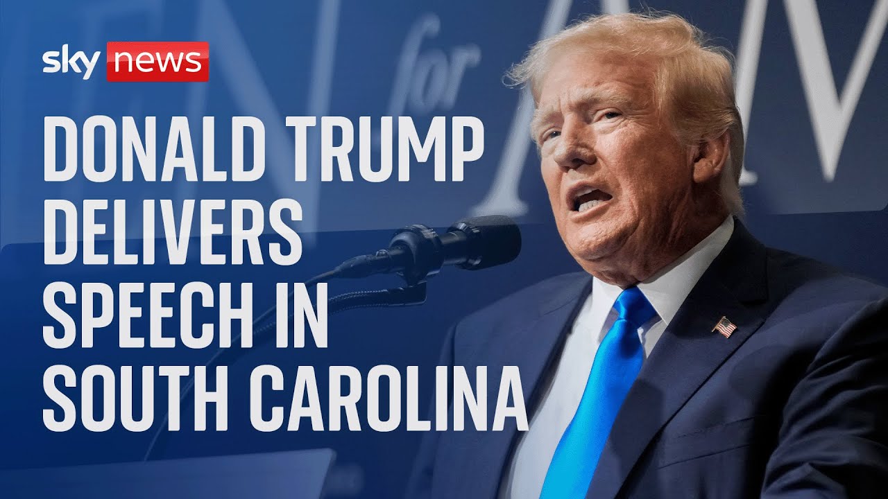 Watch live: Donald Trump campaign speech in South Carolina - The Global ...