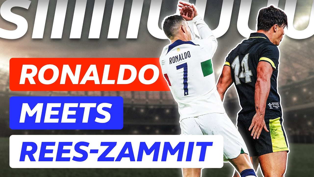 If Cristiano Ronaldo played Rugby | Every angle from Louis Rees-Zammit ...