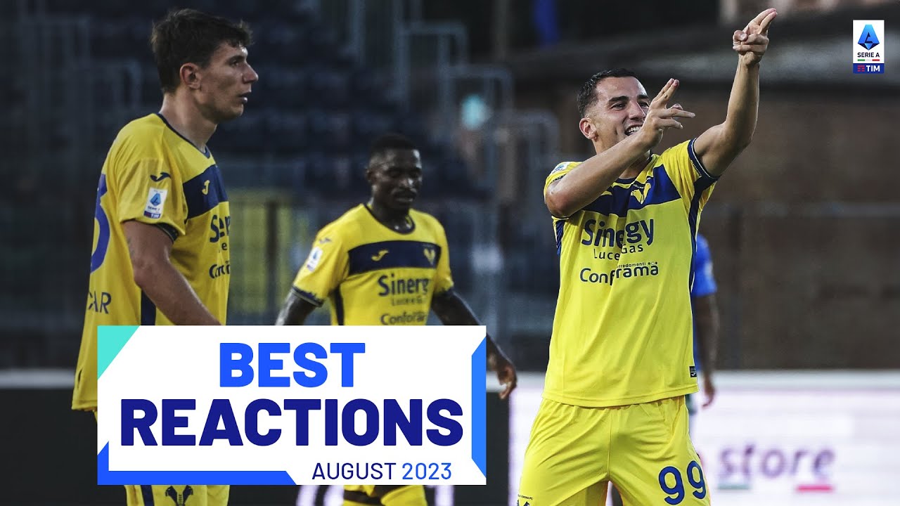 The Top 10 Goal Reactions of the Month: August 2023 | BEST REACTIONS ...