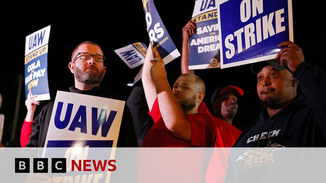 US car worker strikes: 10,000 people walk out at General Motors, Ford ...
