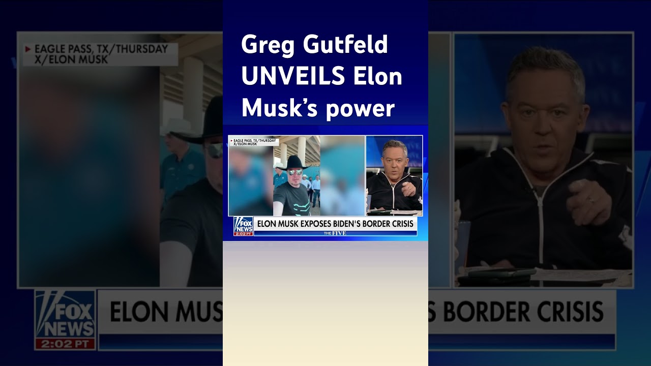 Greg Gutfeld: Musk is like a Trump substitute #shorts - The Global Herald