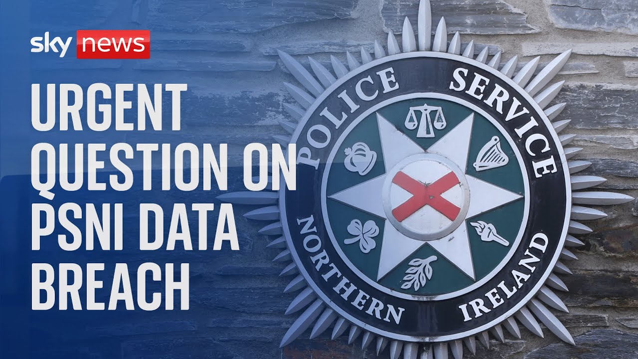 Watch live: Urgent question on Police Service of Northern Ireland data ...