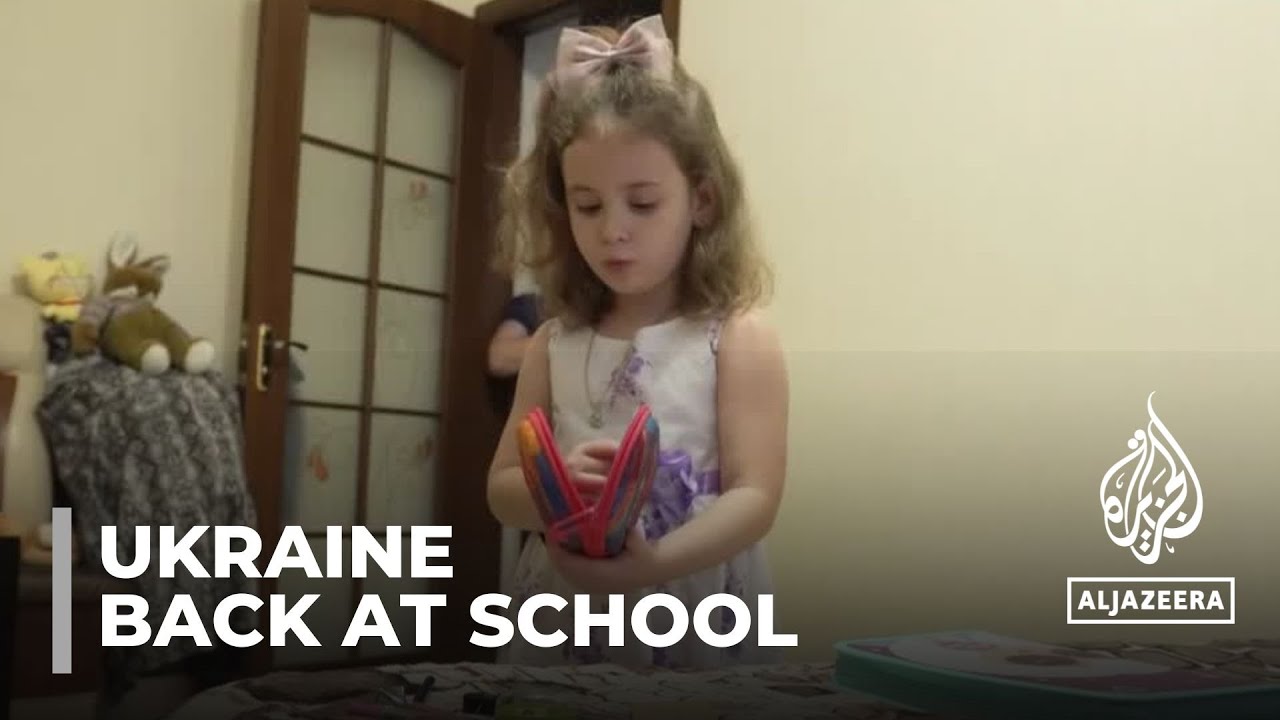 Ukraine schools reopen: Children celebrate start of academic year - The ...
