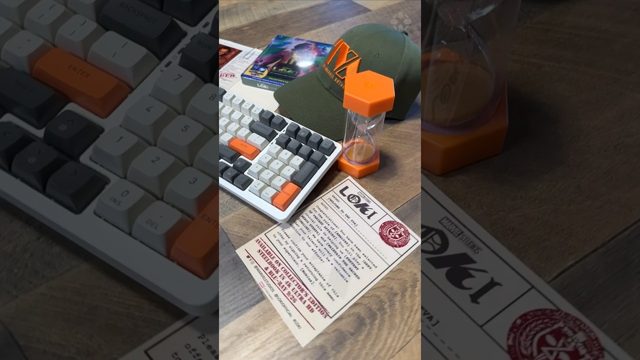 This Loki TVA computer keyboard is SO COOL! #loki #marvel #disney # ...