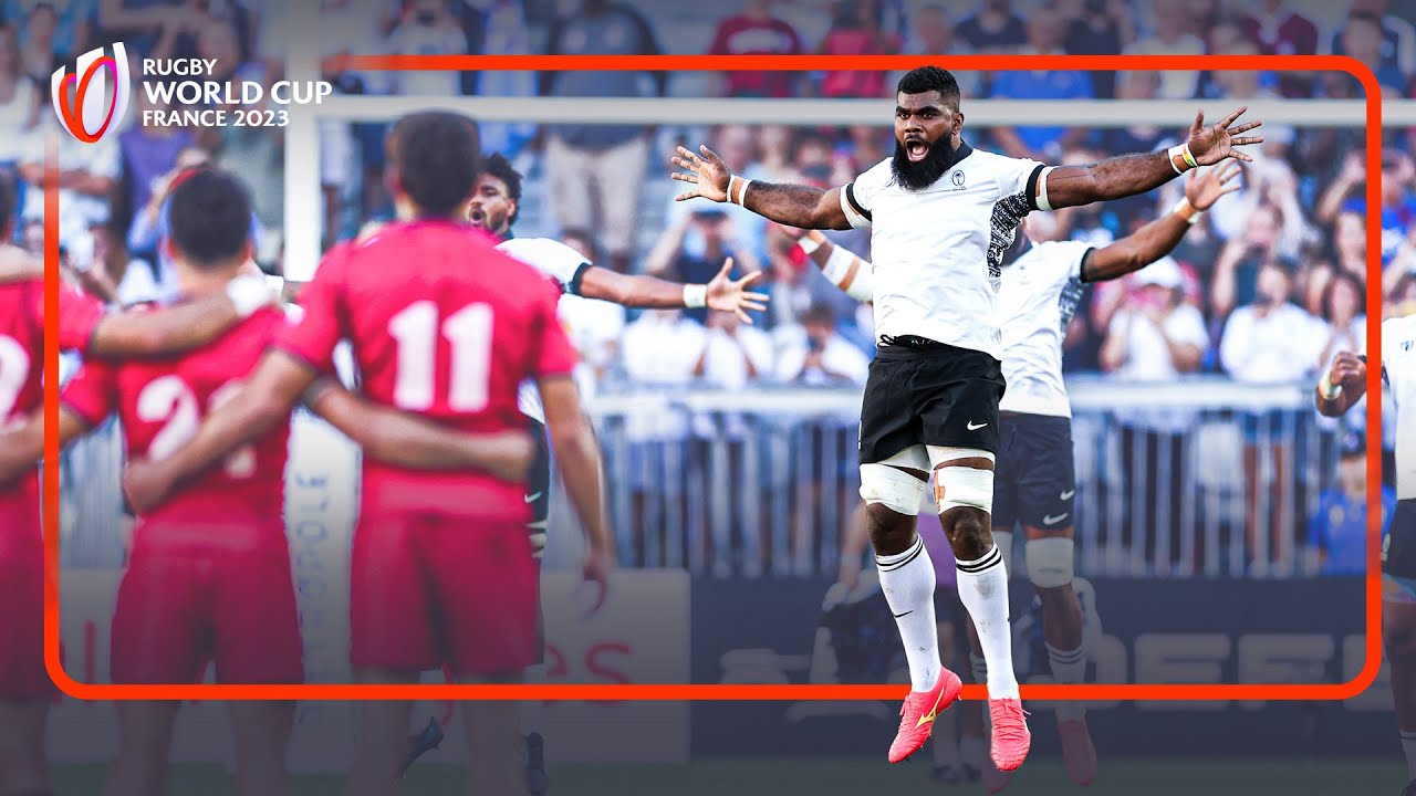 Fiji show they're ready with intense Cibi! | Fiji v Georgia | Rugby ...
