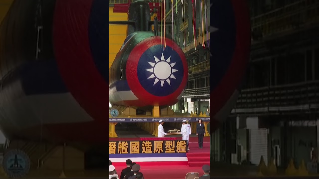 Taiwan test launches its first domestically-produced submarine - The ...