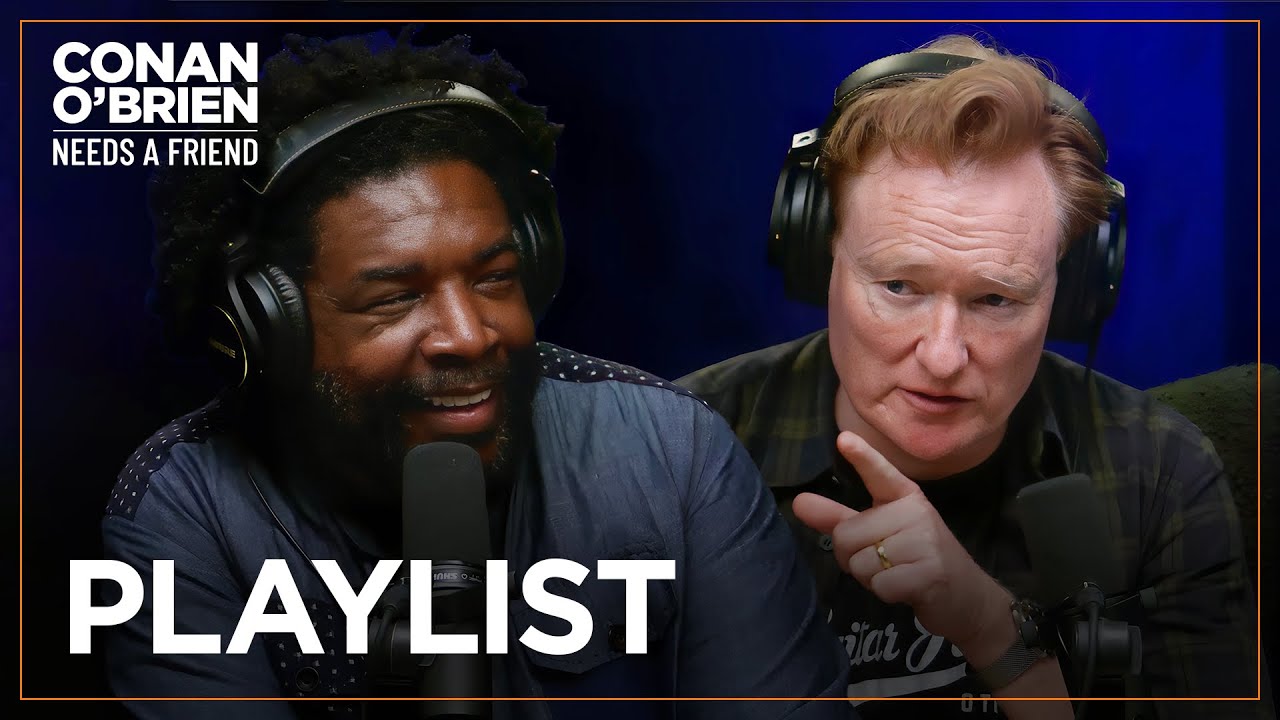 Conan Wants To Get On Questlove's Celebrity Playlist Text Chain | Conan ...