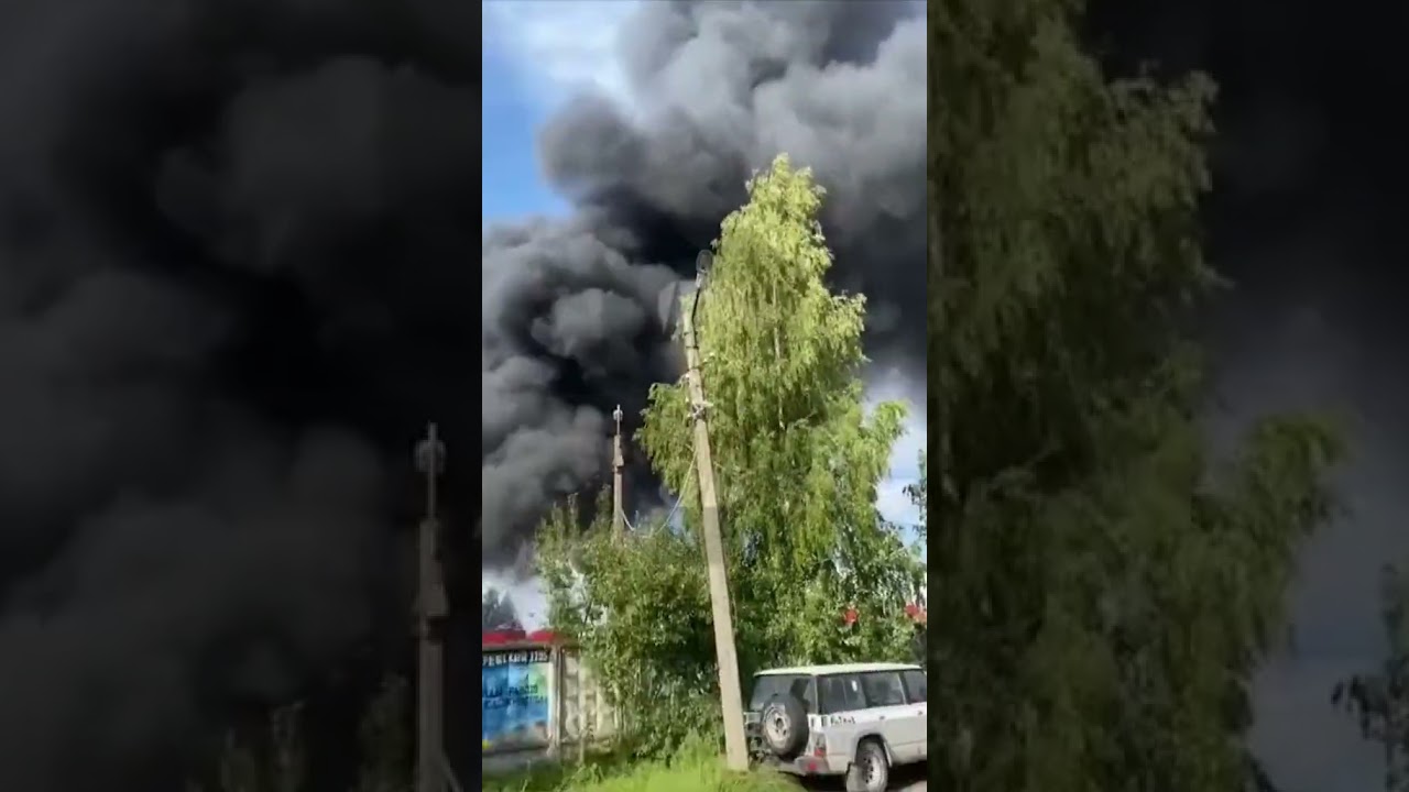 Huge blaze breaks out near Russian fuel depot - The Global Herald