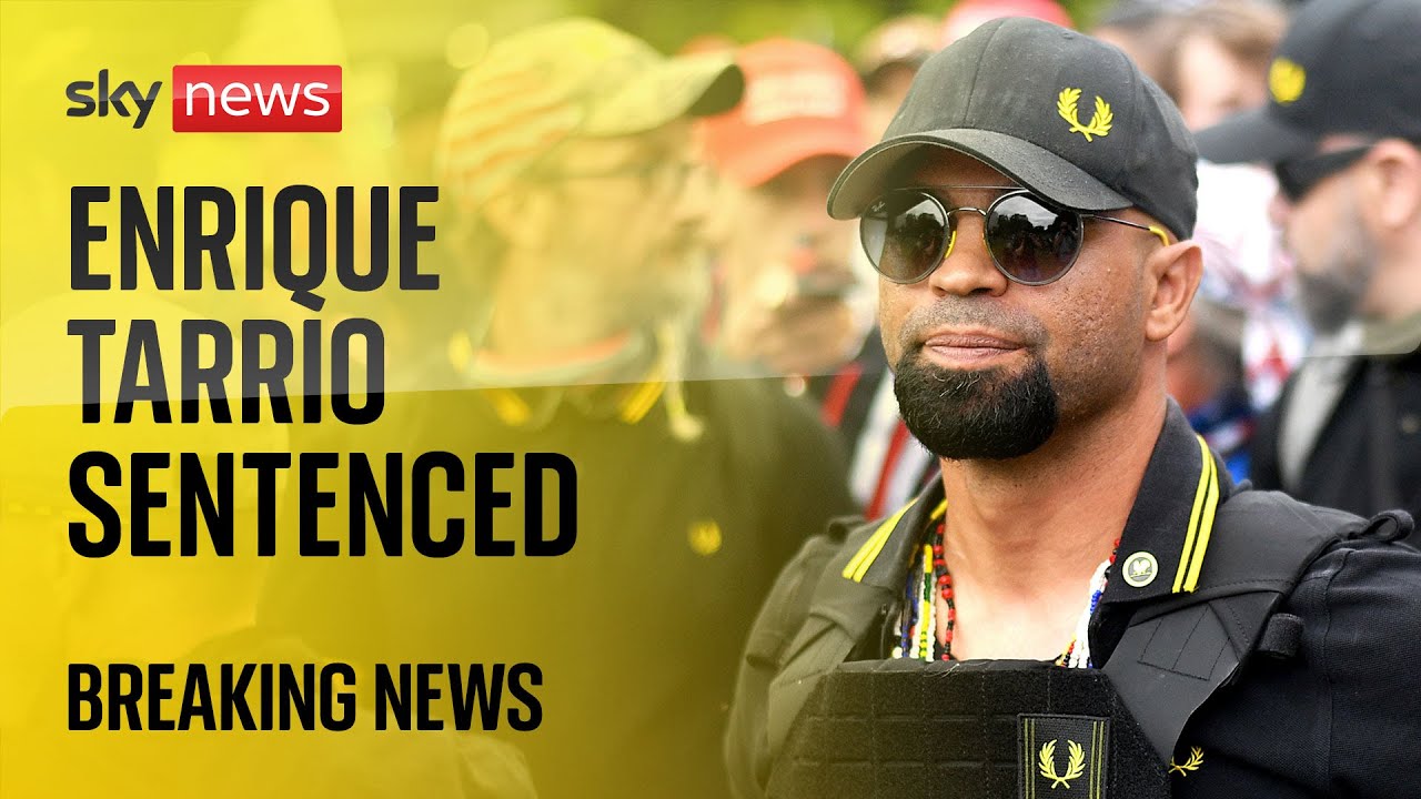 Ex-Proud Boys leader Enrique Tarrio jailed for 22 years over Capitol ...