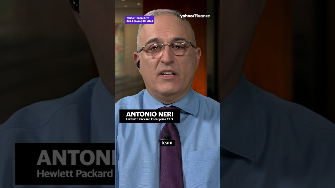 HPE CEO: We have a ‘very symbiotic relationship’ with @NVIDIA #shorts ...