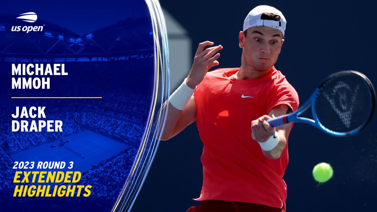 Michael Mmoh vs. Jack Draper Extended Highlights | 2023 US Open Round 3 ...