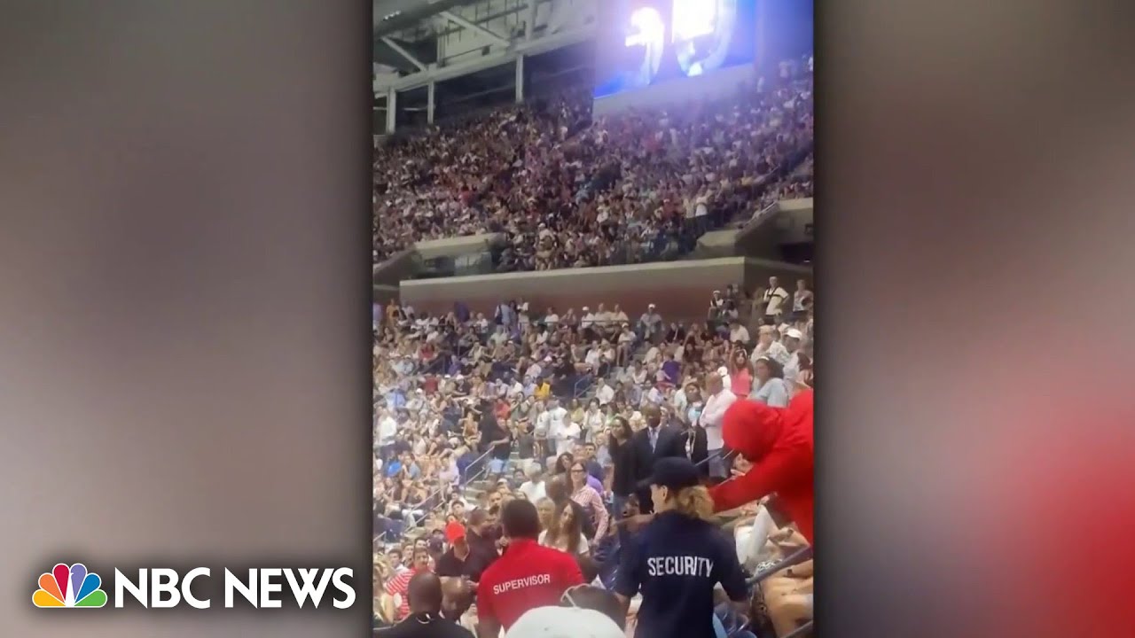Climate protesters interrupt match at U.S. Open, including one who ...