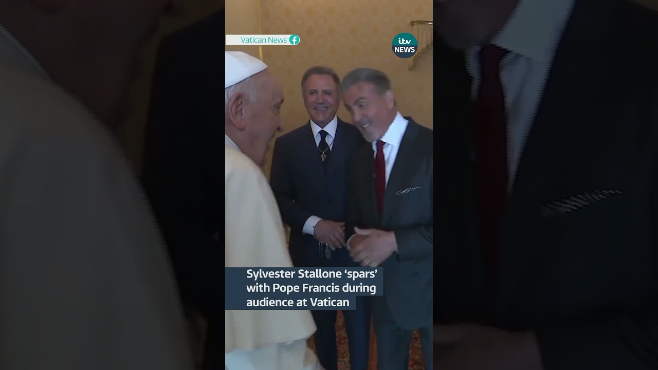 Sylvester Stallone ‘spars’ with Pope Francis #itvnews - The Global Herald