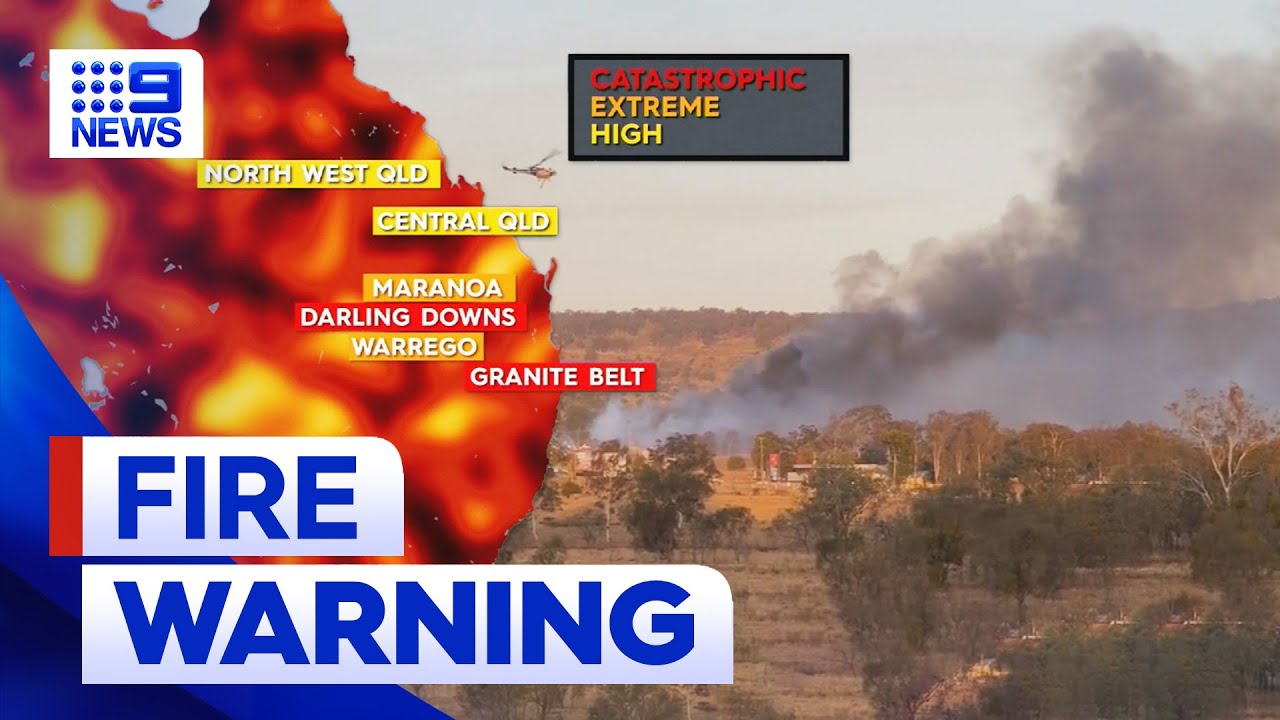Urgent warning with a catastrophic fire rating declared for parts of ...