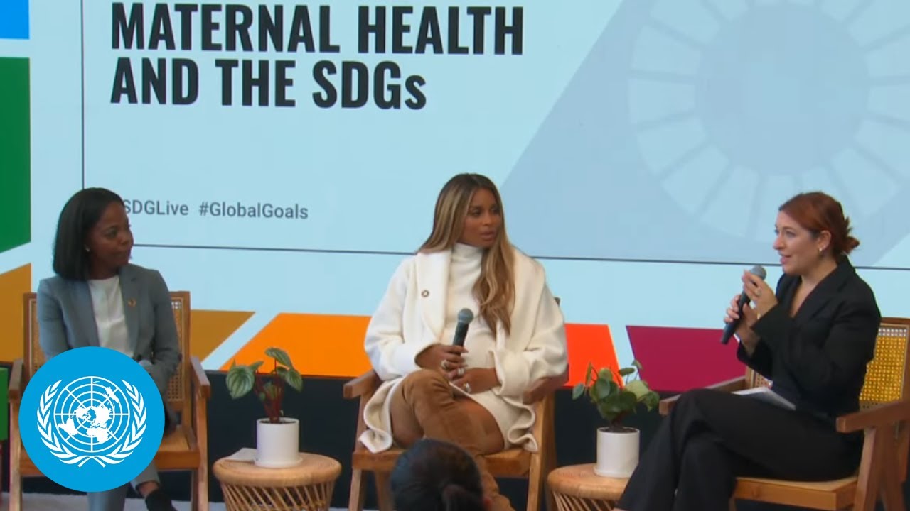 Maternal Health & the SDGs: Singer Ciara with Patricia Da Silva | Media ...