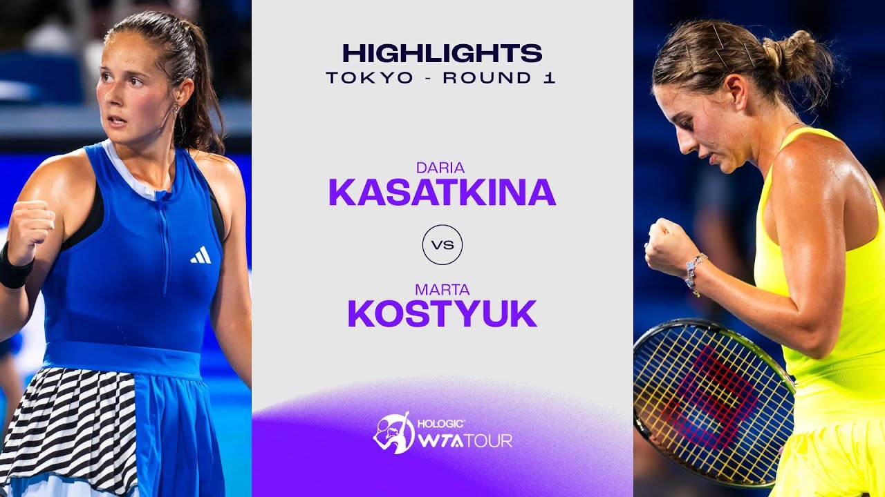 Daria Kasatkina vs. Marta Kostyuk | 2023 Tokyo Round 1 | WTA Match Highlights - The Global Herald