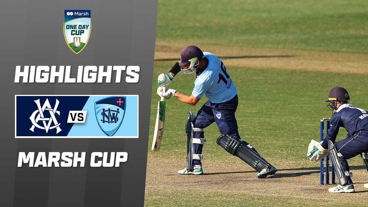 Victoria v New South Wales | Marsh One-Day Cup - The Global Herald