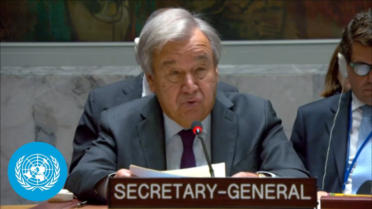 UN Chief Emphasizes Peace and Multilateralism: Security Council Briefing | United Nations - The ...