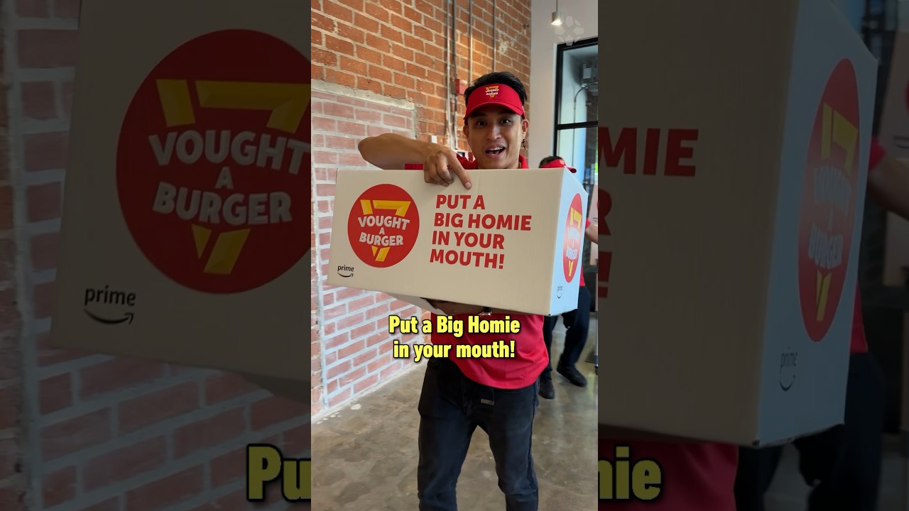 Vought A Burger from Gen V delivered lunch to IGN! #theboys #genv # ...