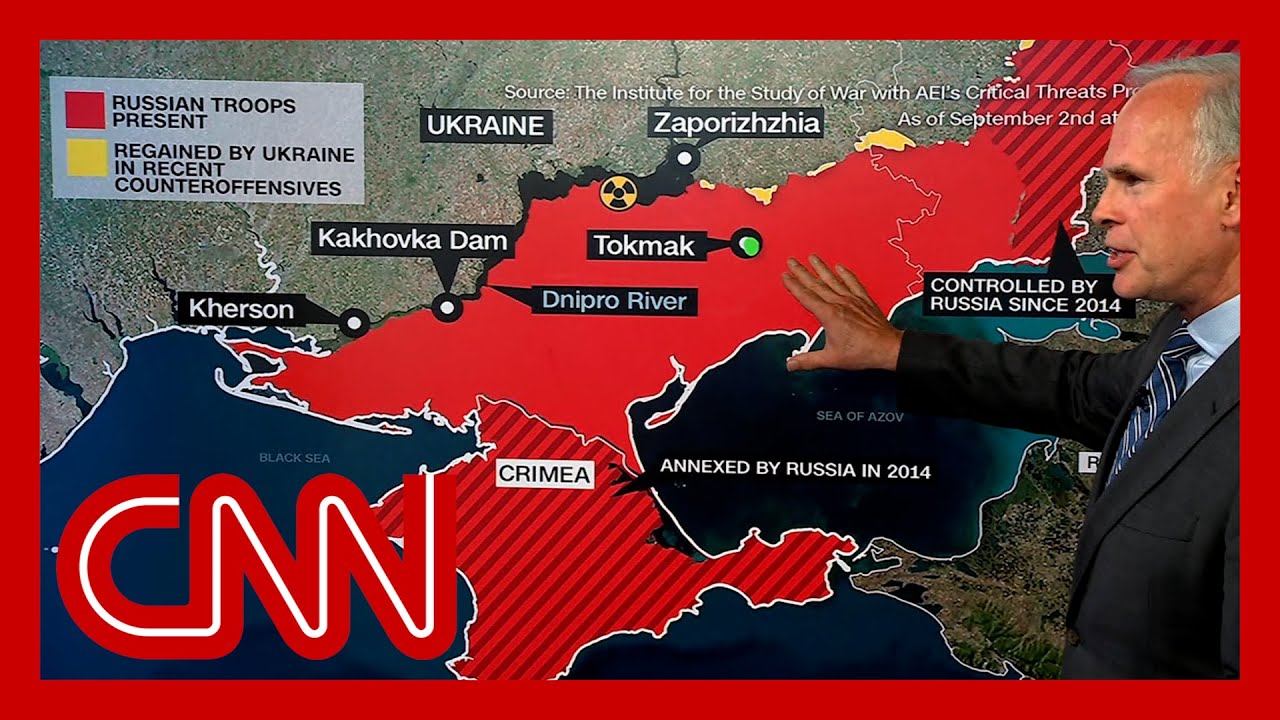 Retired colonel shows Ukraine’s strategy in counteroffensive - The ...