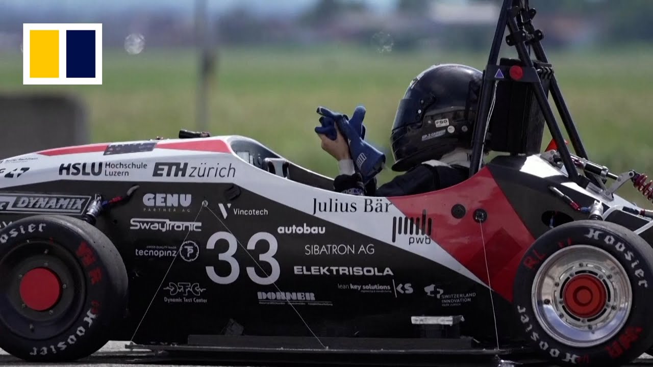 Electric car designed by Swiss students sets new world record for ...