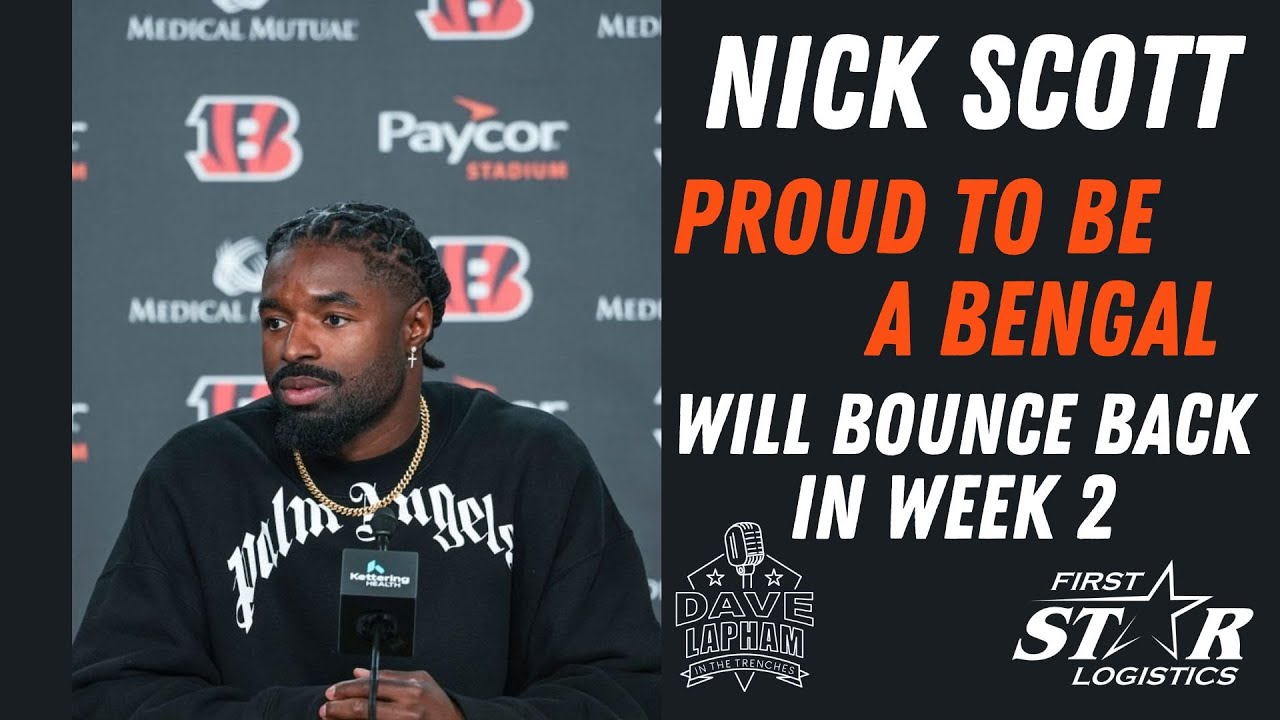 Cincinnati Bengals Safety Nick Scott | Proud to be a Bengal And We Will ...