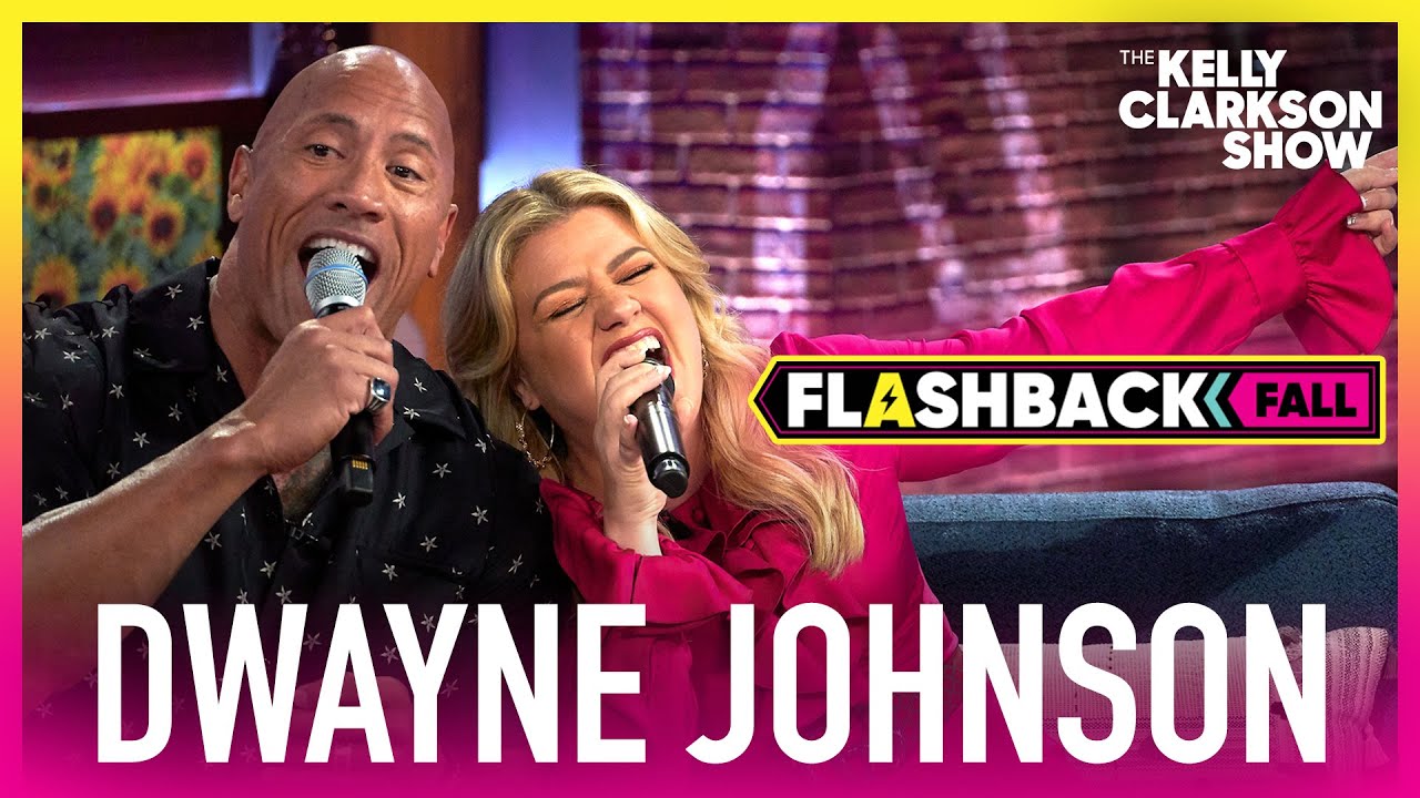 Dwayne Johnson & Kelly Clarkson Sing '9 to 5' Impromptu Duet - The ...