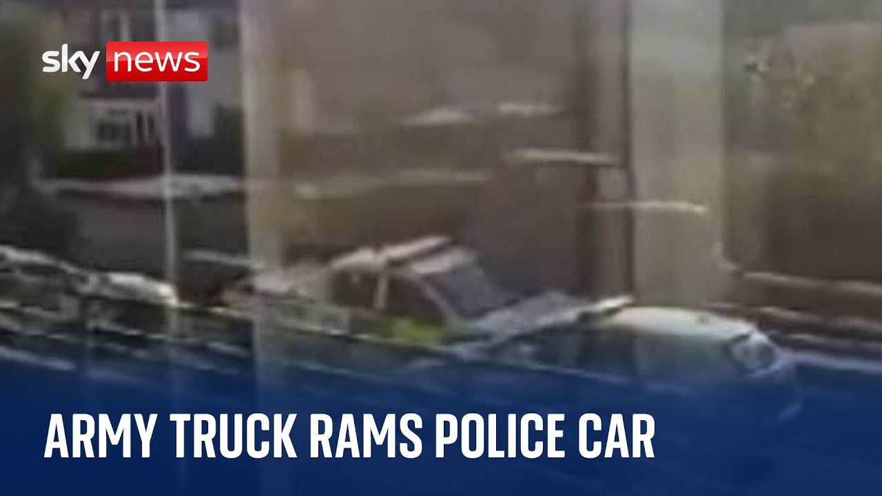Man drives army truck through police roadblock in Somerset before being ...