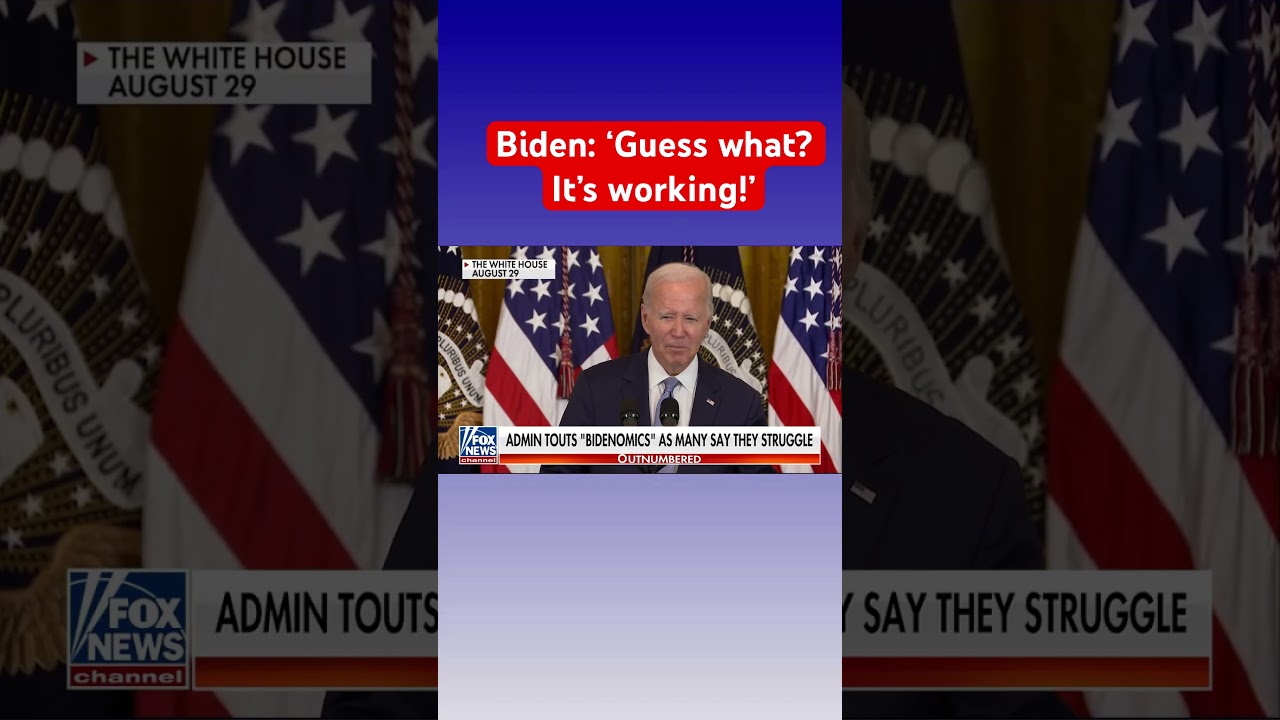 Biden: Bidenomics means ‘restore the American dream’ #shorts - The ...