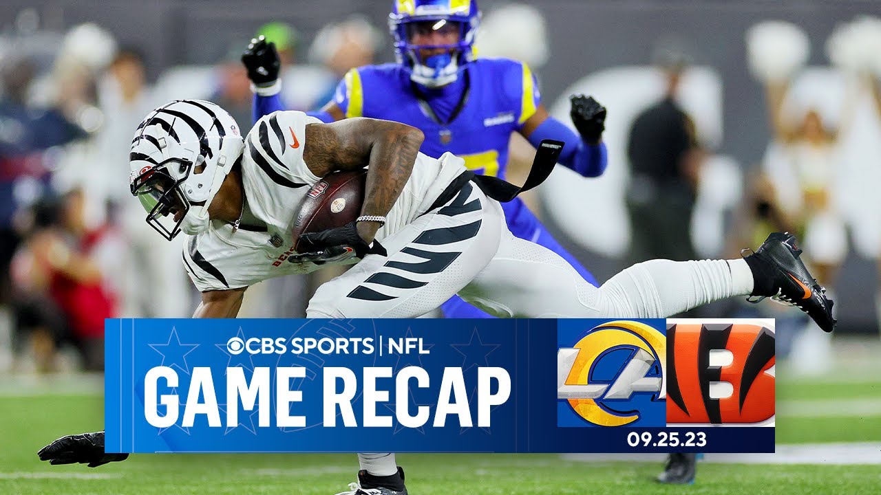 Bengals BATTLE to earn their first win in defensive struggle vs. Rams | Game Recap| CBS Sports ...