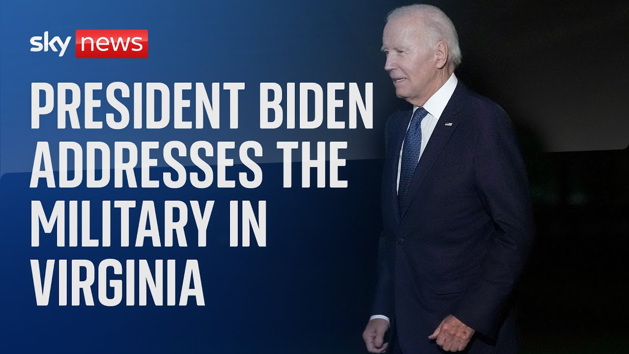 Watch live: US President Joe Biden speaks at armed forces ceremony in ...