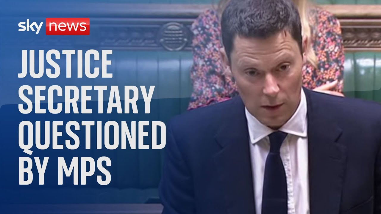 Watch live: Justice Secretary answers questions in the Commons - The ...