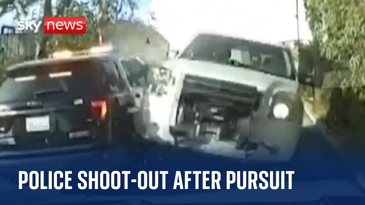 Los Angeles police shoot-out after cars rammed by car in 10-mile ...
